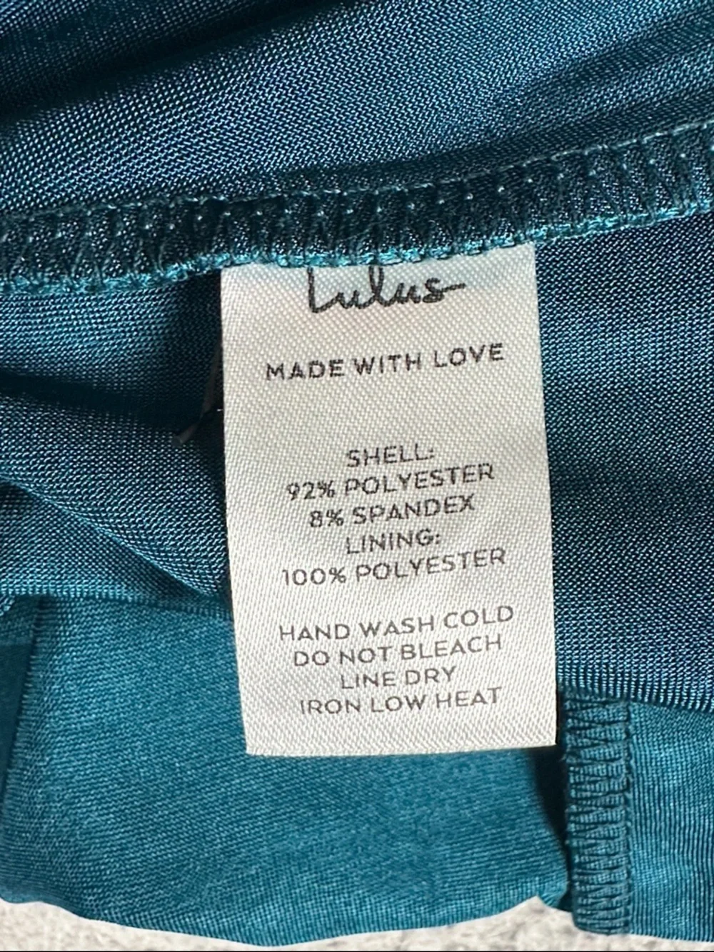 Lulus | Dresses | Nwt Lulus Get The Invite Teal Xs Satin Faux Wrap Mini ...